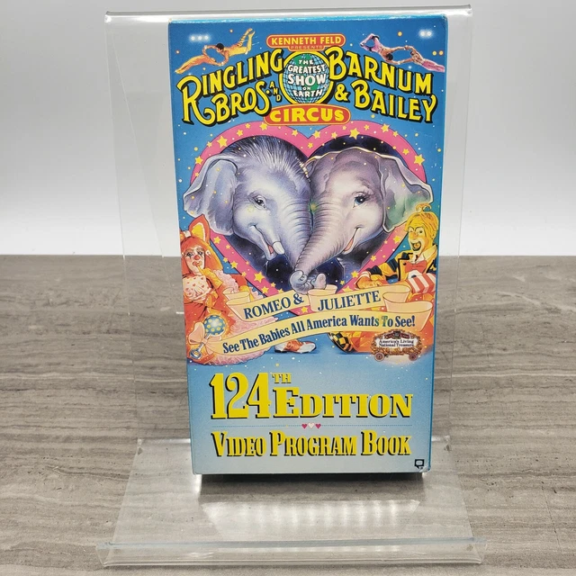 RINGLING BROS BARNUM & Bailey Circus 124th Ed VHS Video Tape Baby ...