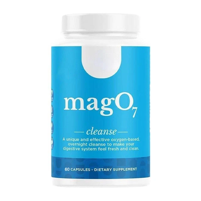 MAGO7 -NATURAL COLON Cleanse & Detox -Occasional Constipation Relief 60 ...