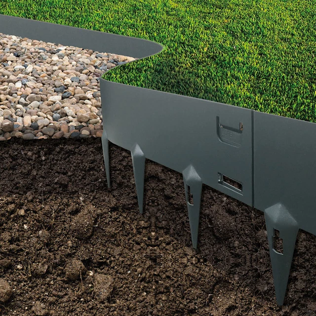 CORE EDGE STEEL Garden Lawn Edging 100mm High in a Choice of Colours £ ...