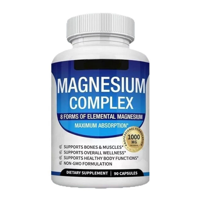 MAGNESIUM COMPLEX MAGNESIUM Glycinate Magnesium Citrate 8 Elemental ...