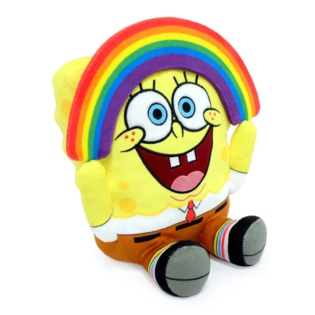 SPONGEBOB SCHWAMMKOPF X KIDROBOT Regenbogen Nickelodeon Nick 8 Zoll ...