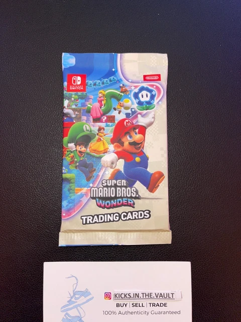SUPER MARIO BROS Wonder - Trading CARD Pack - NO GAME - New And Sealed ...