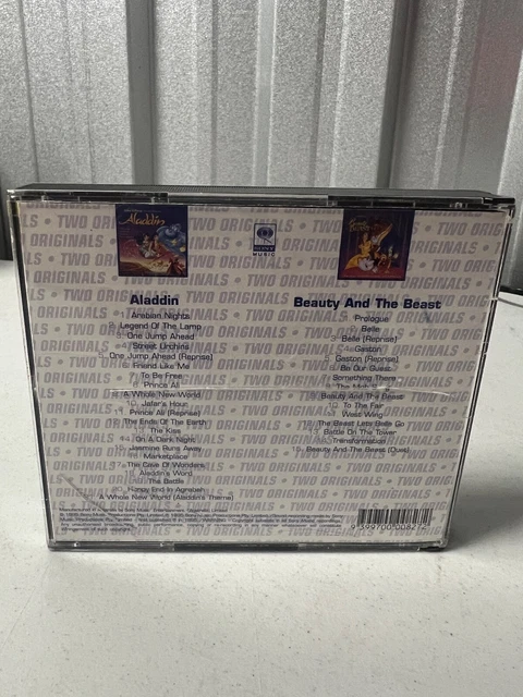DISNEY’S ALADDIN & Beauty & The Beast 2CD (Original Soundtracks) Two Originals EUR 22,19 ...