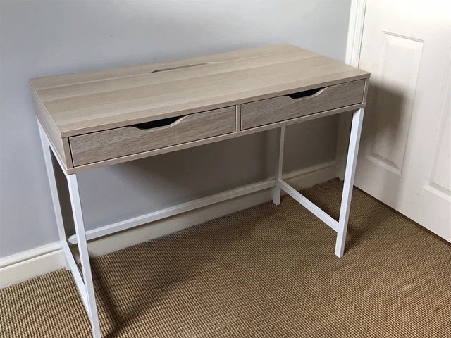 IKEA ALEX DESK, white stained/oak effect. Excellent condition. £69.99 ...