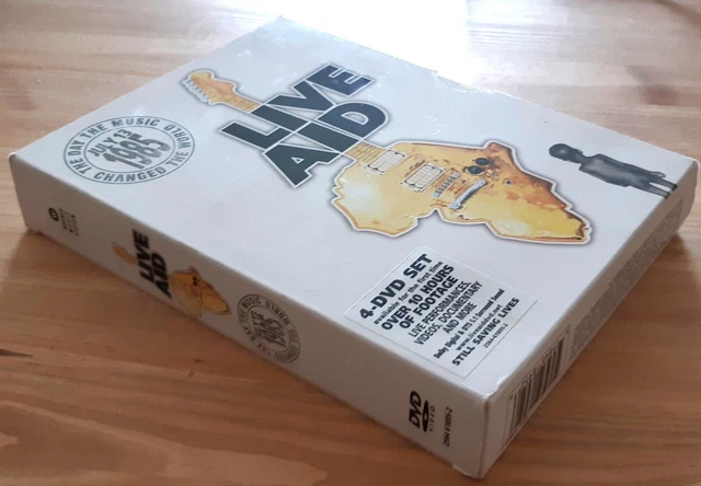 LIVE AID 4 DVD Box Set (2004) Quo Queen U2 Beach Boys Who Bowie ...