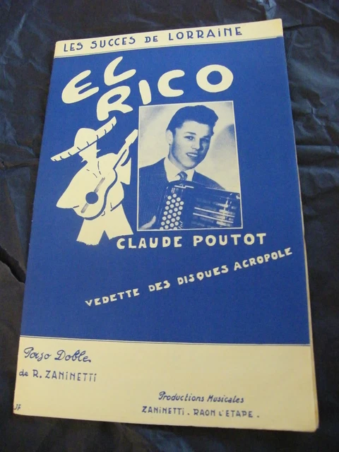 & SPARTITO EL Rico Patrick Campanello Svizzero Zaninetti Music Sheet ...