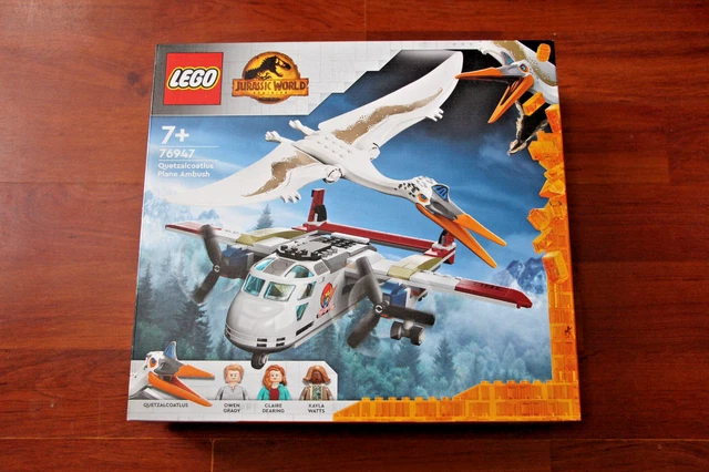 LEGO JURASSIC WORLD Set 76947 Quetzalcoatius Plane Ambush. £37.99 ...