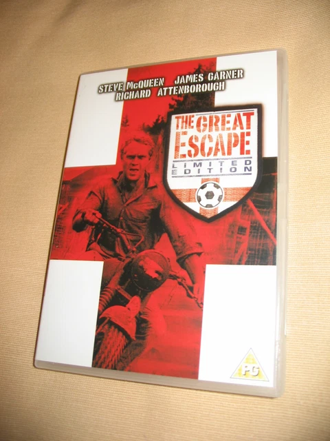 THE GREAT ESCAPE DVD: Steve McQueen, Charles Bronson, James Coburn ...