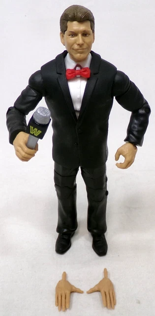 MATTEL WWE ELITE Wrestlemania Vince Mcmahon Completo 6" Suelto Baf Construye Una EUR 48,15 ...