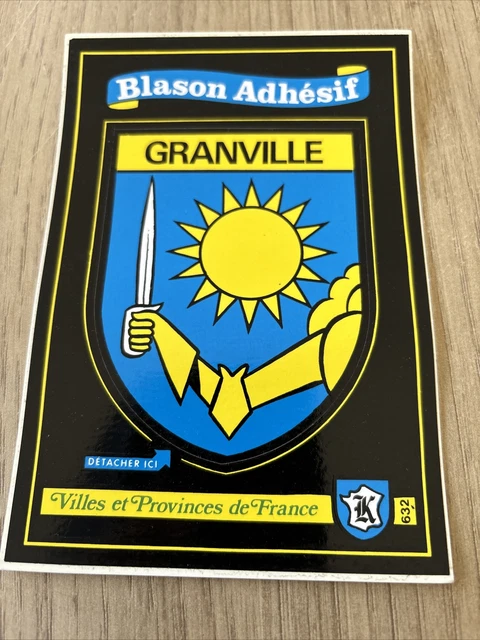 BLASON ADHÉSIF VILLES Et Provinces De France 632 Granville Manche EUR 2,40 - PicClick FR