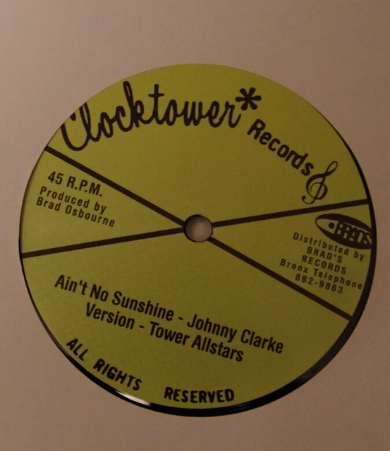 JOHNNY CLARKE - Aint No Sunshine Natty Congo - Reggae Dub 12 ...