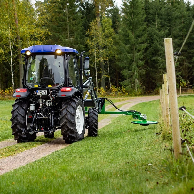 ZAUNMÄHER FRONTLADER TRAKTOR Trommelmähwerk Mähwerk Kantenmäher Euro ...