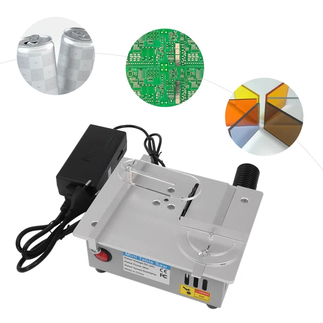 MINI ELECTRIC TABLE Saw Bench Circular Blade Woodworking Cutting Tool ...