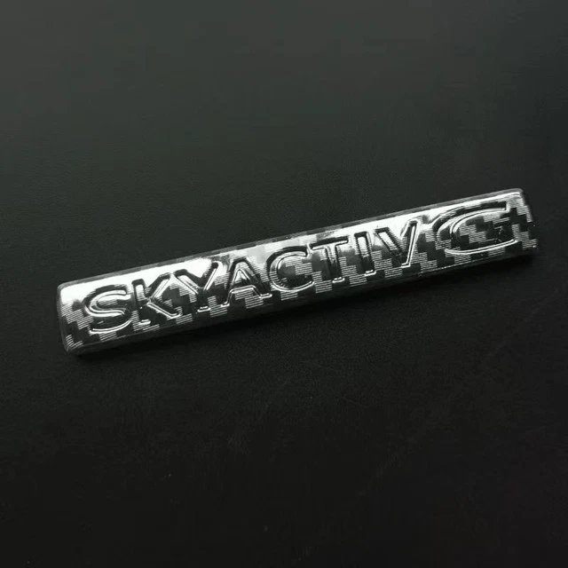 SKYACTIV G EMBLÈME Badge Autocollant Fibre Carbone Noir pour Neuf 2021 ...