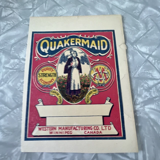 VINTAGE QUAKER MAID Spice Label Canadian $5.00 - PicClick CA