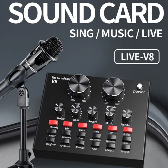 NEW V8 SOUND Card Sound Card V8 Brand New V8 Sound Card For Phone £20. ...