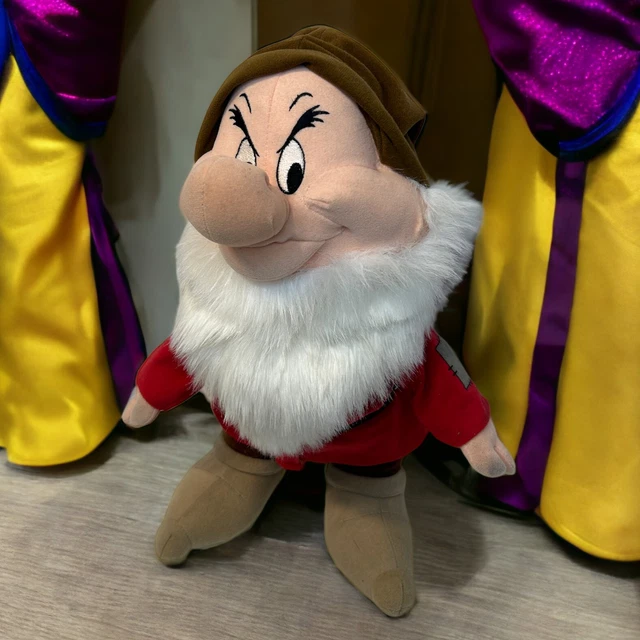 VINTAGE DISNEY SNOW White & Seven Dwarfs Grumpy Plush 13” £12.06 ...