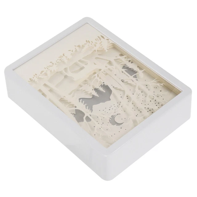 SHADOW LIGHT HOUSOUTIL Box Lights Fairy Christmas Gift Decorative Lamp ...