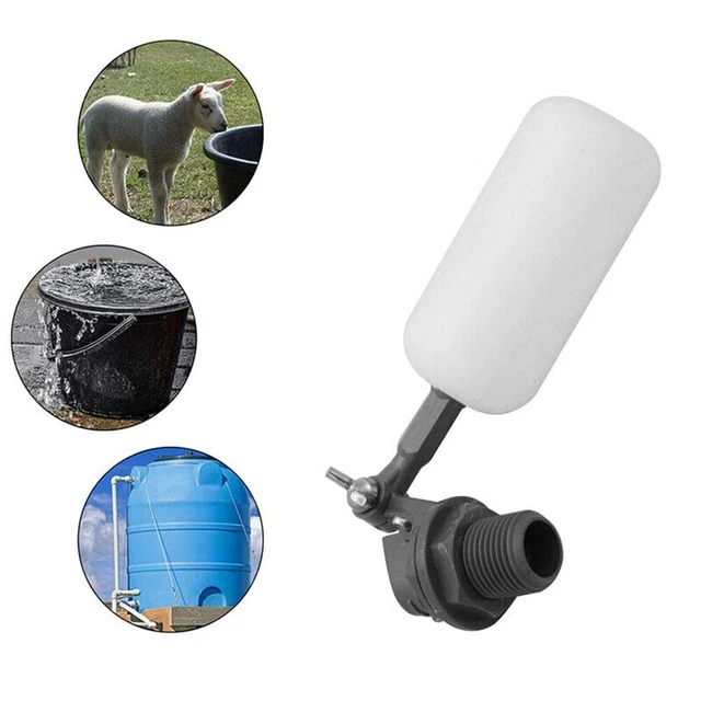 LARGE WATER FLOW Float Valve for Pond Fish Aquariums Water Tank Easy to ...