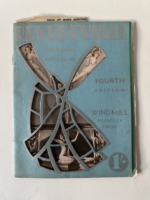 ANTIQUE COLLECTABLE WINDMILL Theatre 4th Edition Souvenir Revudeville ...