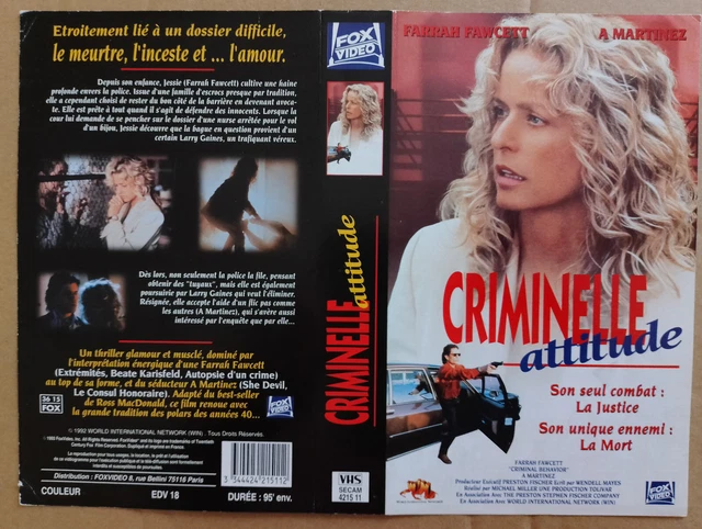 JAQUETTE VHS - Criminelle Attitude - Vhs Sleeve EUR 5,00 - PicClick FR
