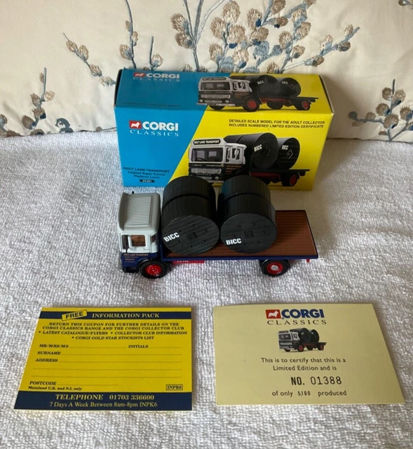 CORGI CLASSICS 25301 Holt Lane Transport Leyland Super Comet Platform ...