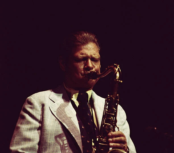 AMERICAN MUSICIAN JOHN Zoot Sims Performs On Stage 1975 Old Photo EUR 6 ...