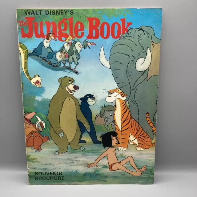 WALT DISNEY JUNGLE Book Original Movie Brochure Programme 1967 ... WALT DISNEY JUNGLE Book Original Movie Brochure Programme 1967 ...
