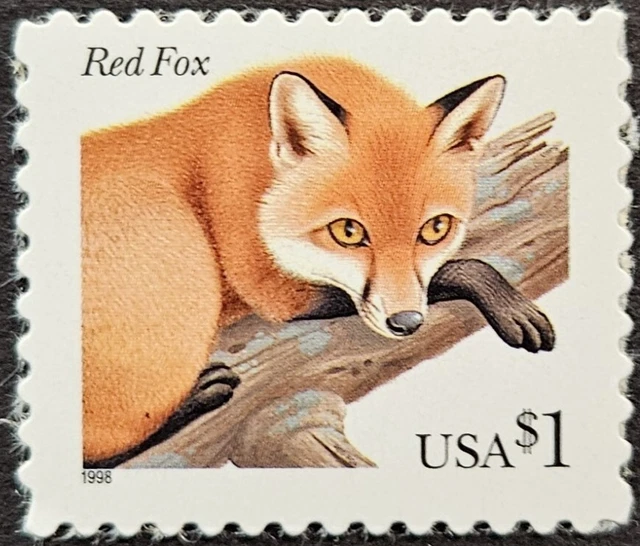 US POSTAGE STAMP Collection - Scott # 3036 - Red Fox - MNH $9.95 - PicClick