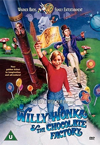 WILLY WONKA & the Chocolate Factory DVD U Gene Wilder Mel Stuart Movie ...