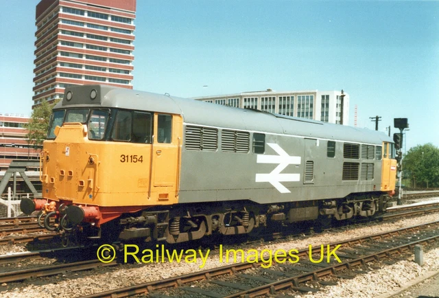 RAILWAY PHOTO 6X4 Class 31 31154 Railfreight Light Engine Reading c1987 ...