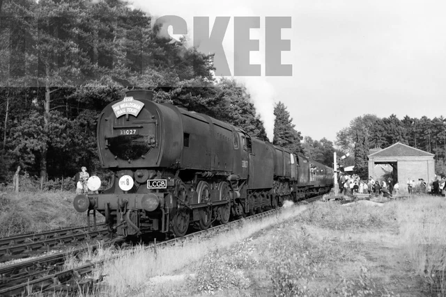 LARGER NEGATIVE BR British Railways Steam Loco 33027 Class Q-1 Baynards ...