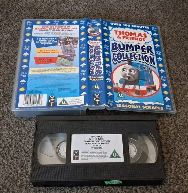 THOMAS THE TANK Engine Bumper Collection Seasonal Scrapes Pal Vhs Video ...