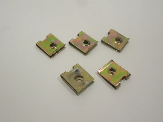 VW TRANSPORTER T4 Metal Speed Nut Clamp Fixings x5 New Genuine N0154581 ...