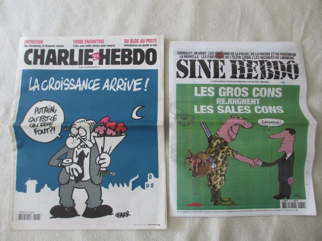 CHARLIE HEBDO N° 865 + Sine Hebo N° 19 - 14/01/2009 EUR 5,00 - PicClick FR