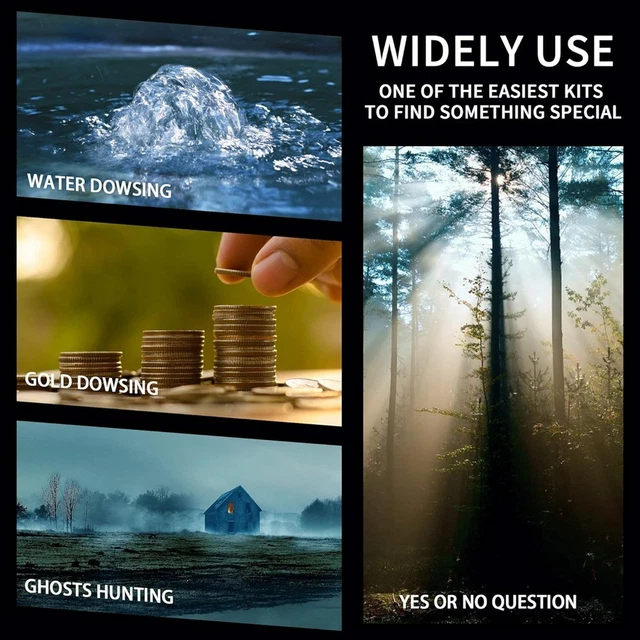 DOWSING RODS - 99.9% Pure Copper 2PCS Divining Rods - for Ghost ...