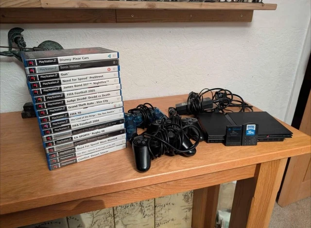 SONY PLAYSTATION 2 Slim Console Pack with Games - Black £20.00 ...