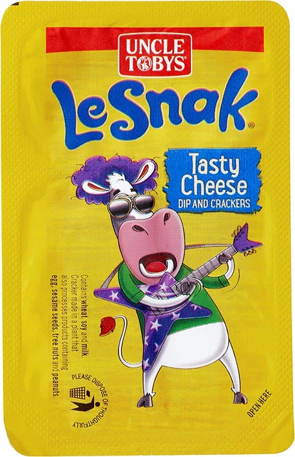 LE SNAK TASTY Cheese Dip & Crackers Value, 1 Box of 12, 264G $15.75 ...