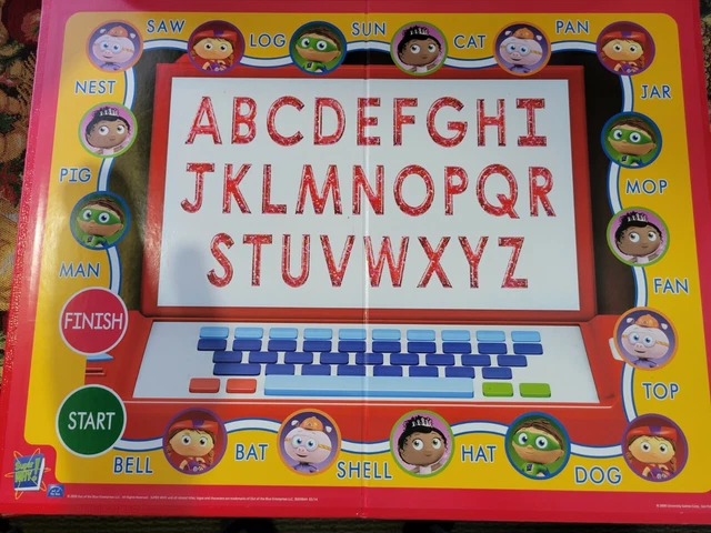 PBS KIDS SUPER Why ABC Letter Game Complete University Games Complete £ ...