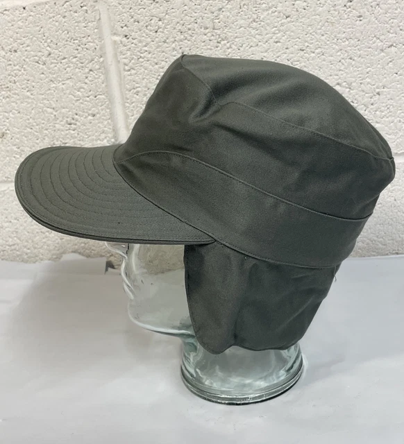 KOREAN WAR US Air Force USAF Sage Green Heavy Field Cap Size 6 3/4 Hat ...