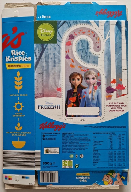 2020 KELLOGGS CEREAL Rice Krispies Frozen 2 Bookmark Packet £9.99 ...