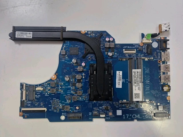 HP 470 G7 Motherboard Intel Core i7-10510U with Radeon R530 L67091-601 ...