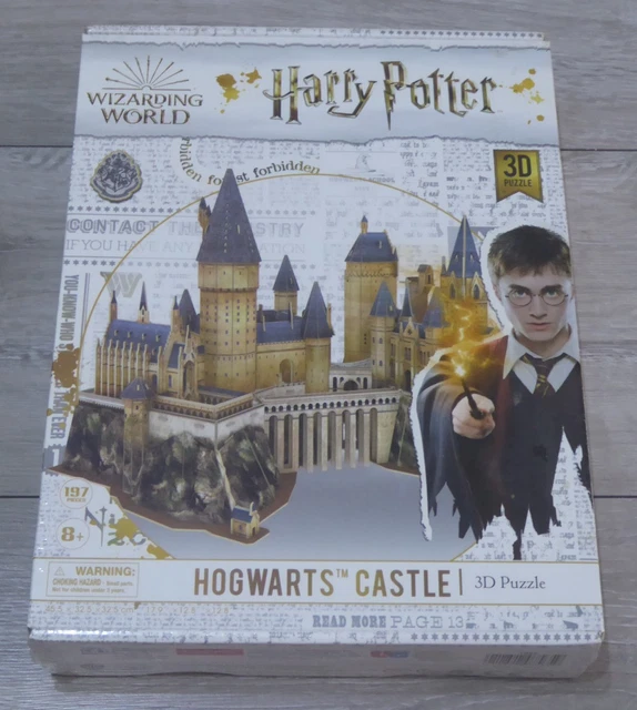 NEW - HARRY Potter: Hogwarts Castle 3D Puzzle - 197 Piece Jigsaw ...