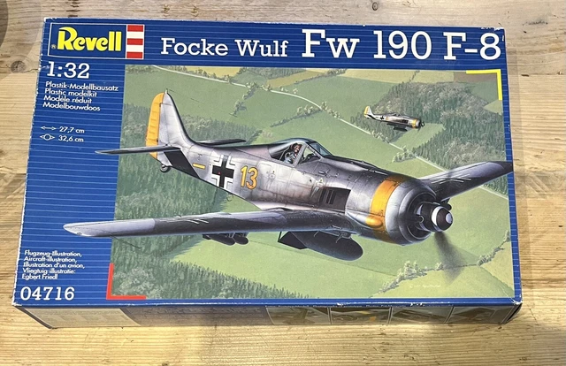 REVELL 04716 1:32 scale Focke Wulf Fw 190 F-8, new in box £27.89 ...