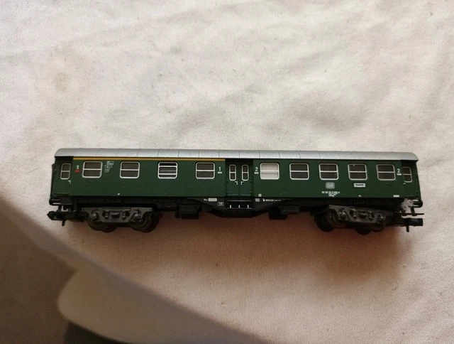 A GERMAN DB 1st And 2nd Class Coach In N Gauge By Fleischmann Unboxed £ ...