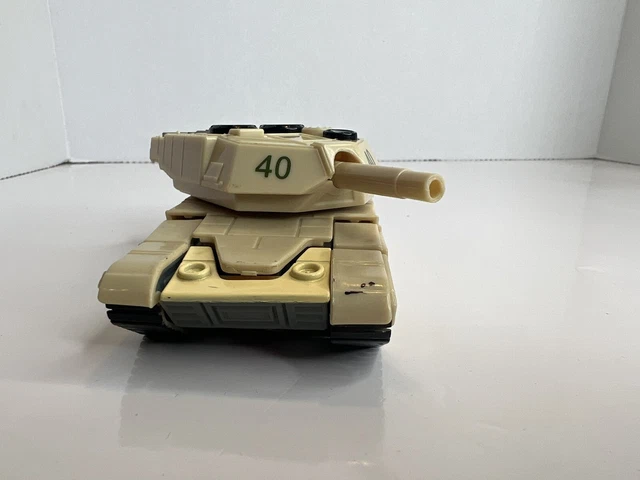 VINTAGE TRANSFORMERS BOOTLEG Military Tank Robot Action Figure Decopac ...
