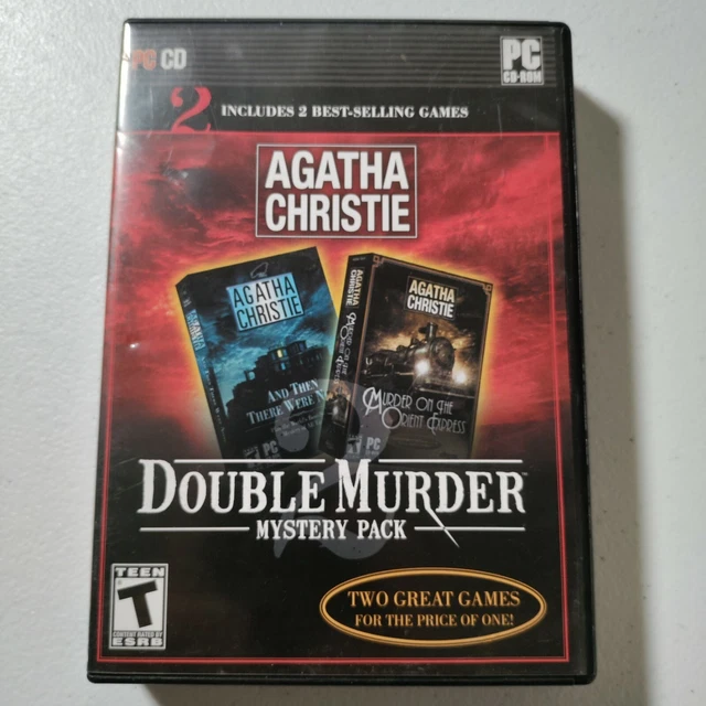 VIDEO GAME PC Agatha Christie Double Murder Mystery Pack PC Game 4 CD ...