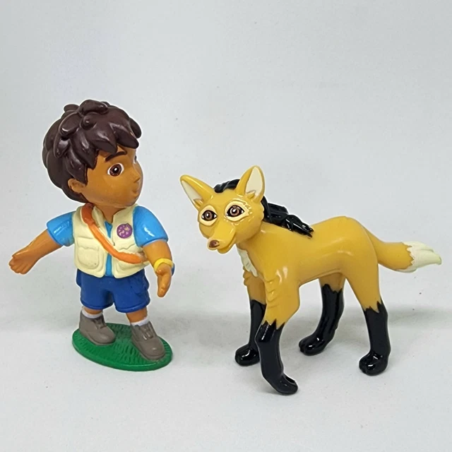 DORA THE EXPLORER Go Diego Go Red Fox PVC Figure Lot Cake Topper Mattel ...