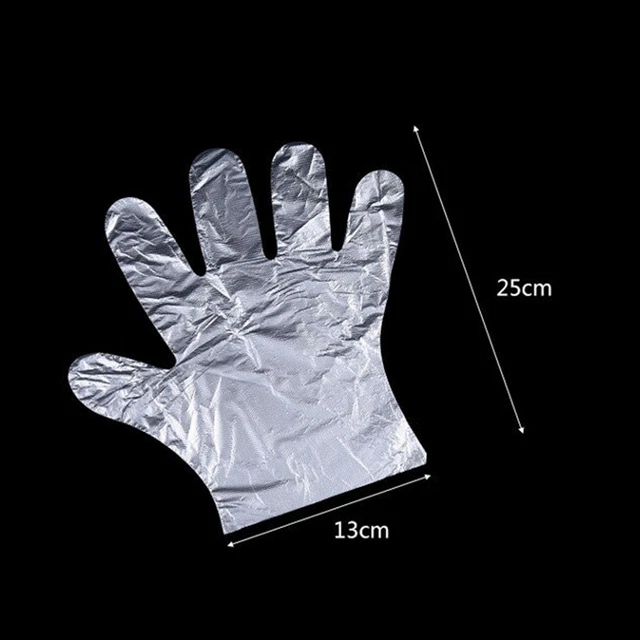 200PCS DISPOSABLE GLOVES Plastic Gloves Eco-friendly Gloves Kitchen ...