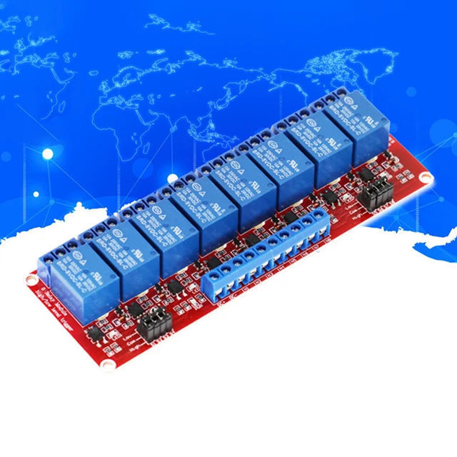1/2/4/8 CHANNEL RELAY Switch Module with Optocoupler 5V 12V 24V (8 ...